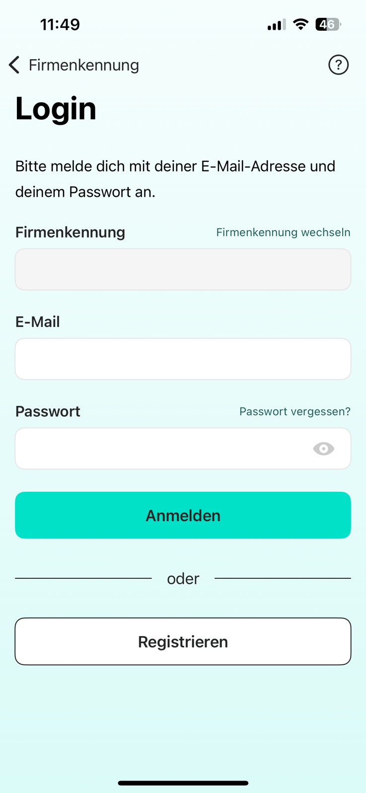 Wie kann ich mich in die Value-App einloggen?