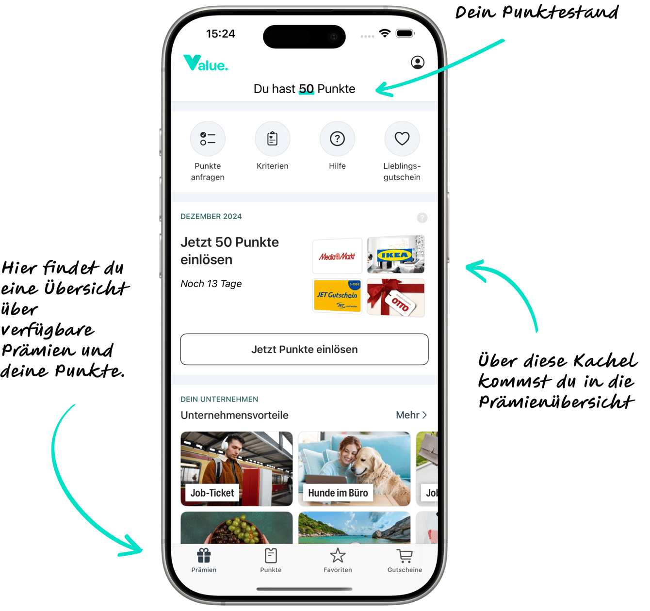 Wie funktioniert die Value-App?