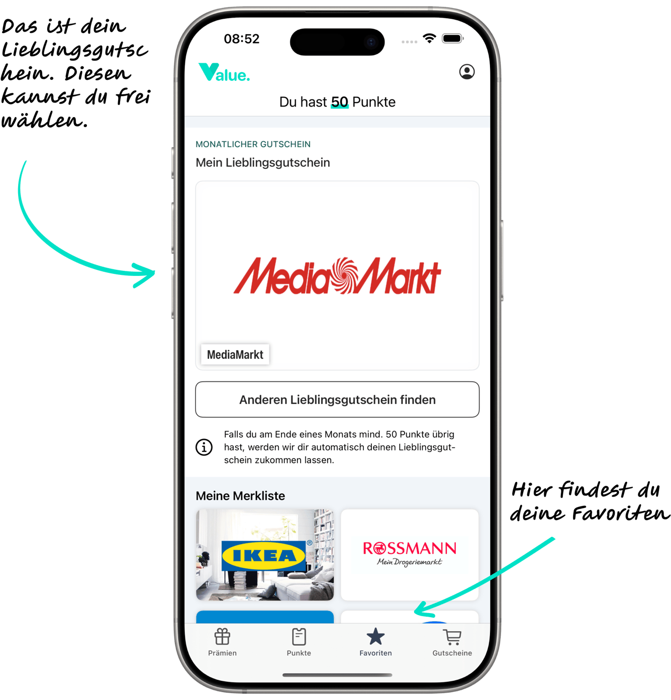 Wie funktioniert die Value-App?